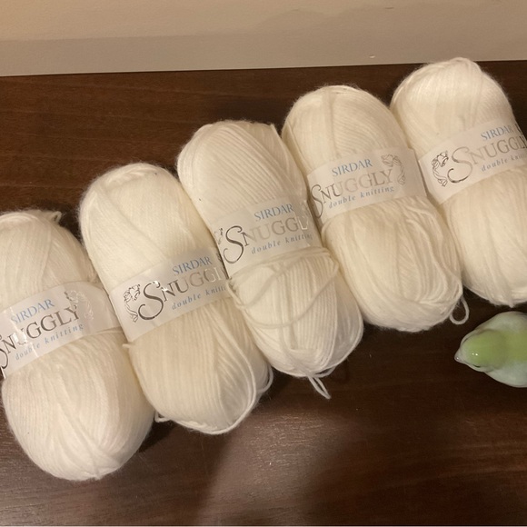 Sirdar | Office | 5 New Skeins Sirdar Snuggly Yarn White | Poshmark